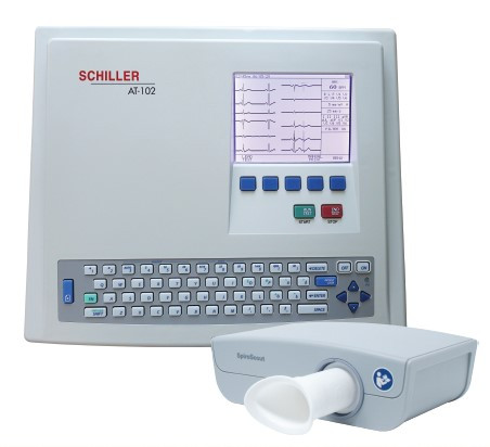 Schiller Cardiovit AT-102 ECG w/ Spirometry