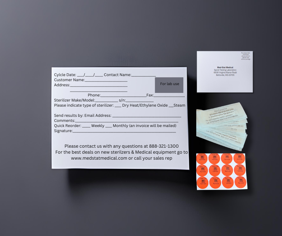 Medical/PT Equipment - Sterile Processing - Spore Testing - Med-Stat ...