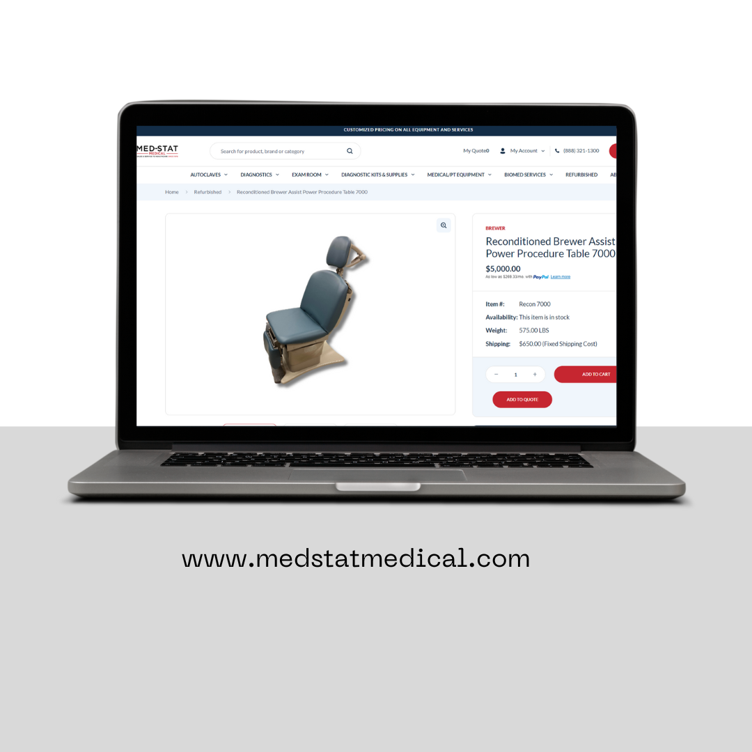 Reconditioned Medical Equipment - Med-Stat Medical