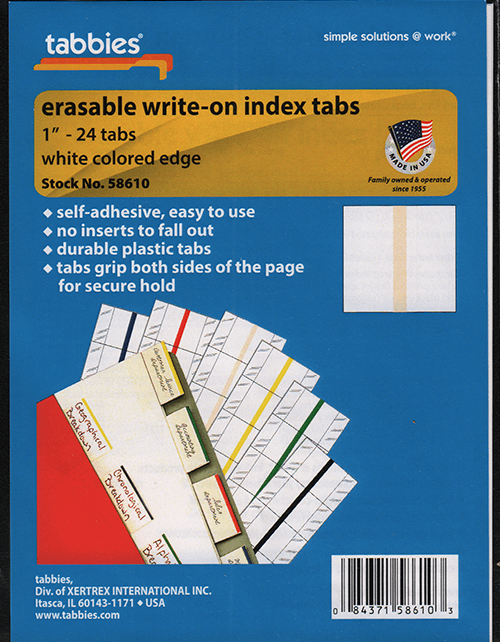 Tab Extenders - ExhibitIndexes.com
