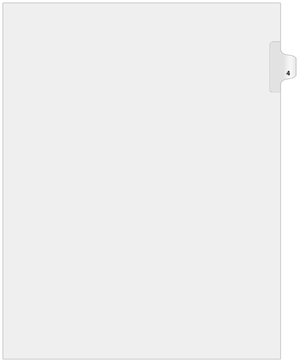 Number Index Tabs, Legal Index Tab Dividers & Numbered Tab Dividers