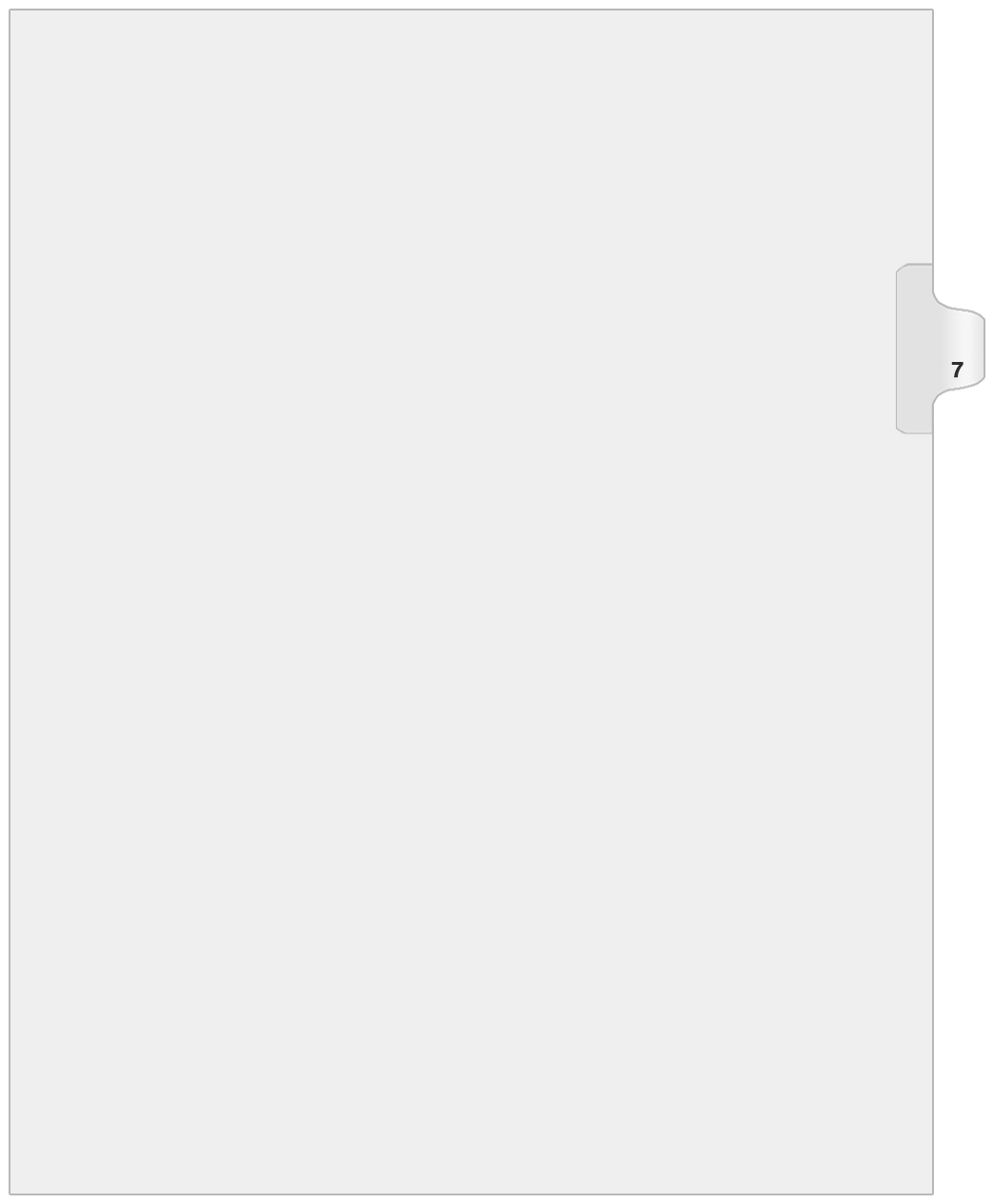 Number Index Tabs, Legal Index Tab Dividers & Numbered Tab Dividers