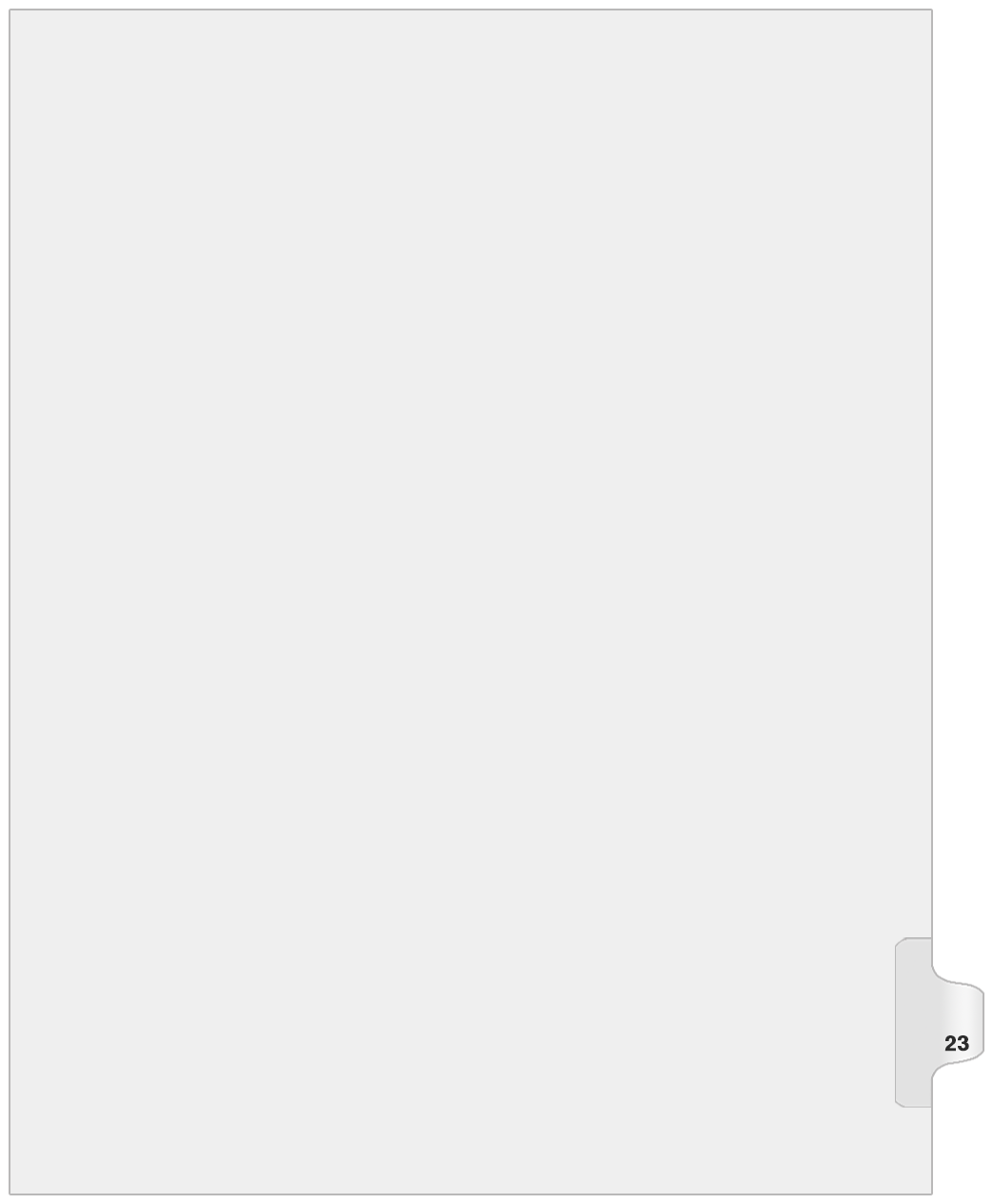 Number Index Tabs, Legal Index Tab Dividers & Numbered Tab Dividers