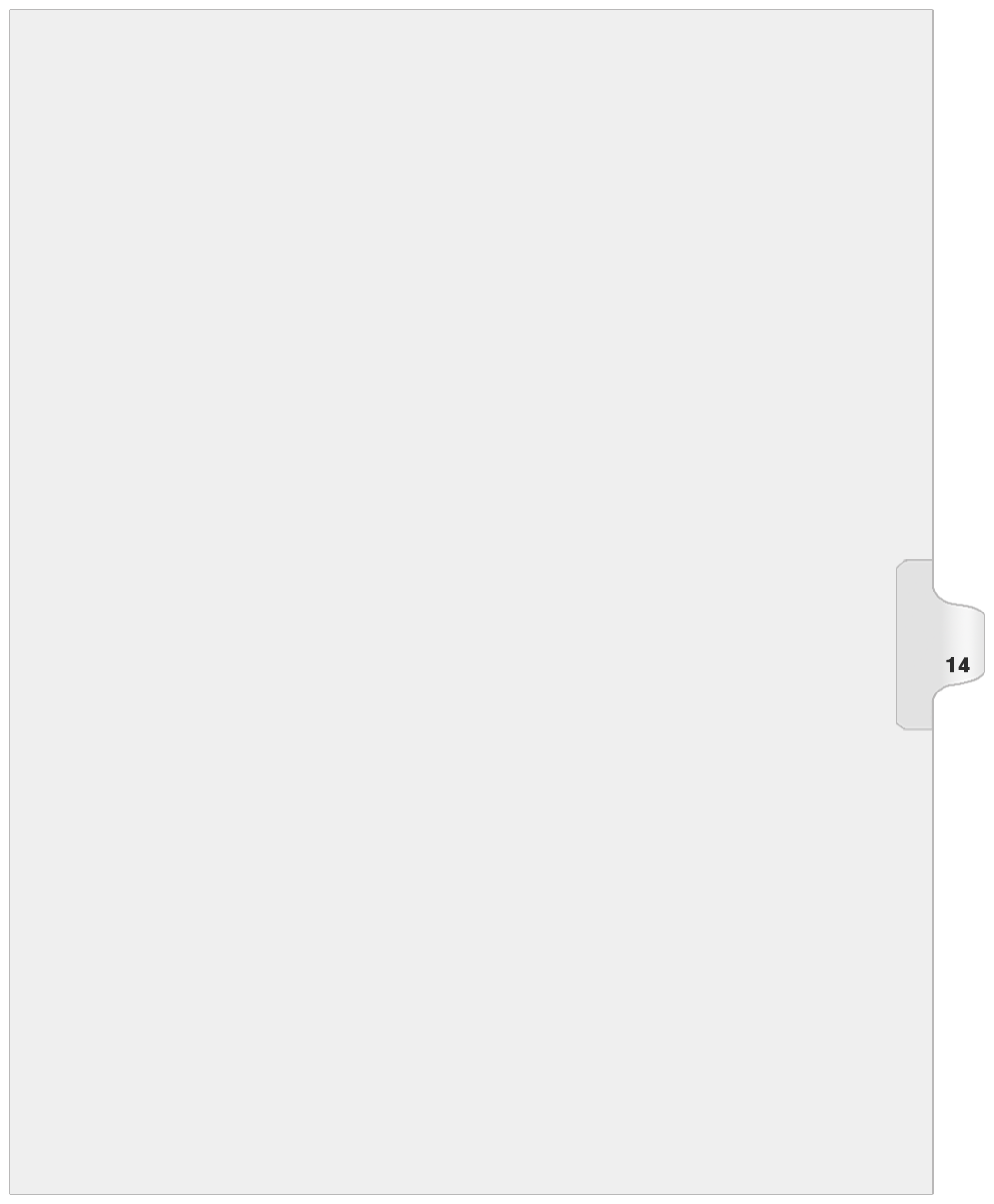 Number Index Tabs, Legal Index Tab Dividers & Numbered Tab Dividers