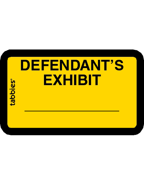 Tabbies 58024 Defendants Exhibit Yellow - ExhibitIndexes.com