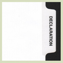 Declaration Tabs - ExhibitIndexes.com