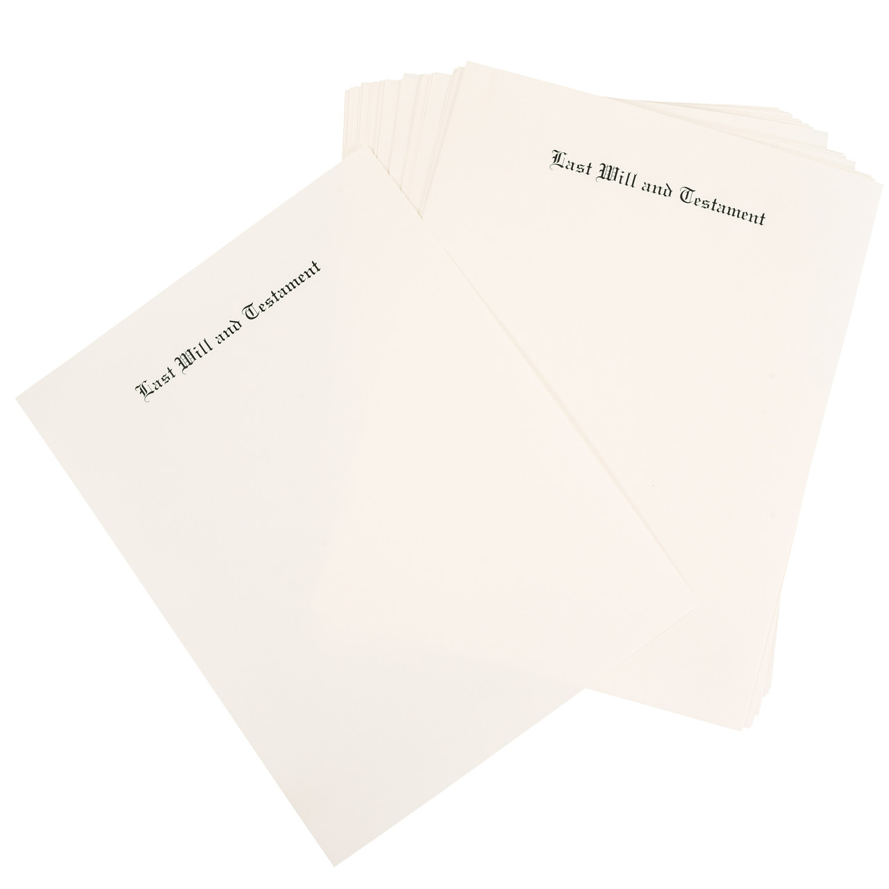 Engraved Will Paper 2318 Letter Size - ExhibitIndexes.com