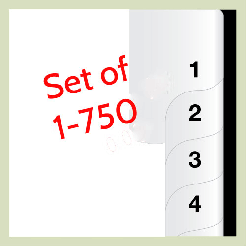 Side Collated Sets 1-750 - ExhibitIndexes.com