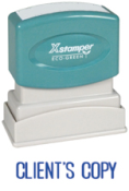 Client's Copy Stamp - ExhibitIndexes.com
