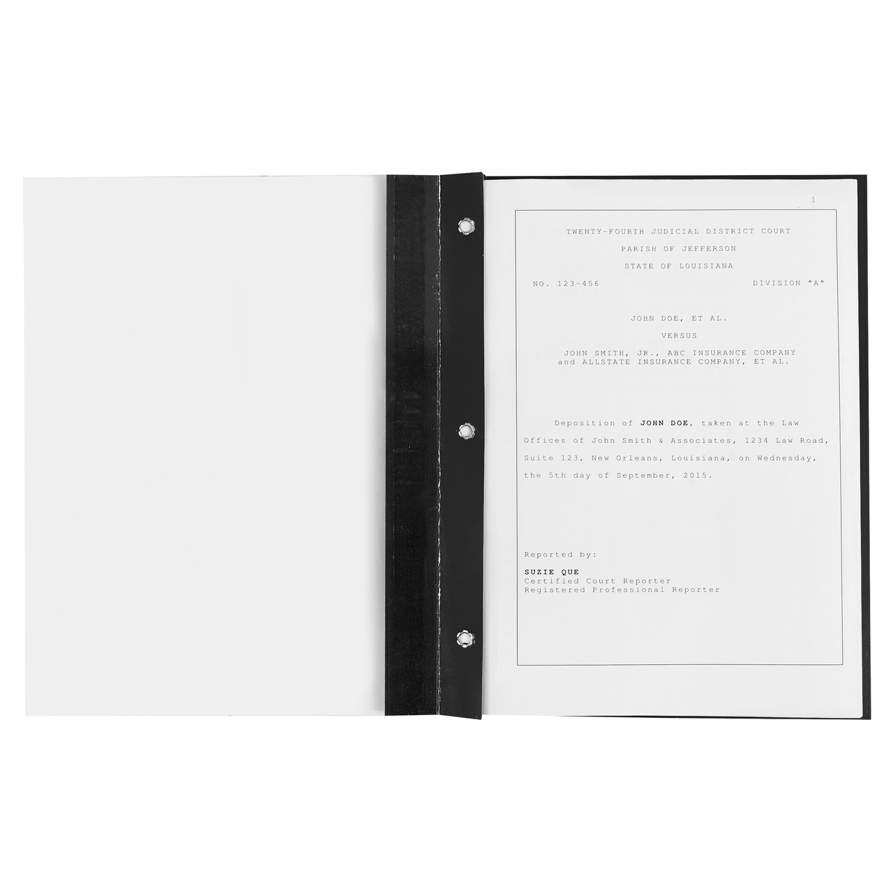 Transcript Covers - ExhibitIndexes.com