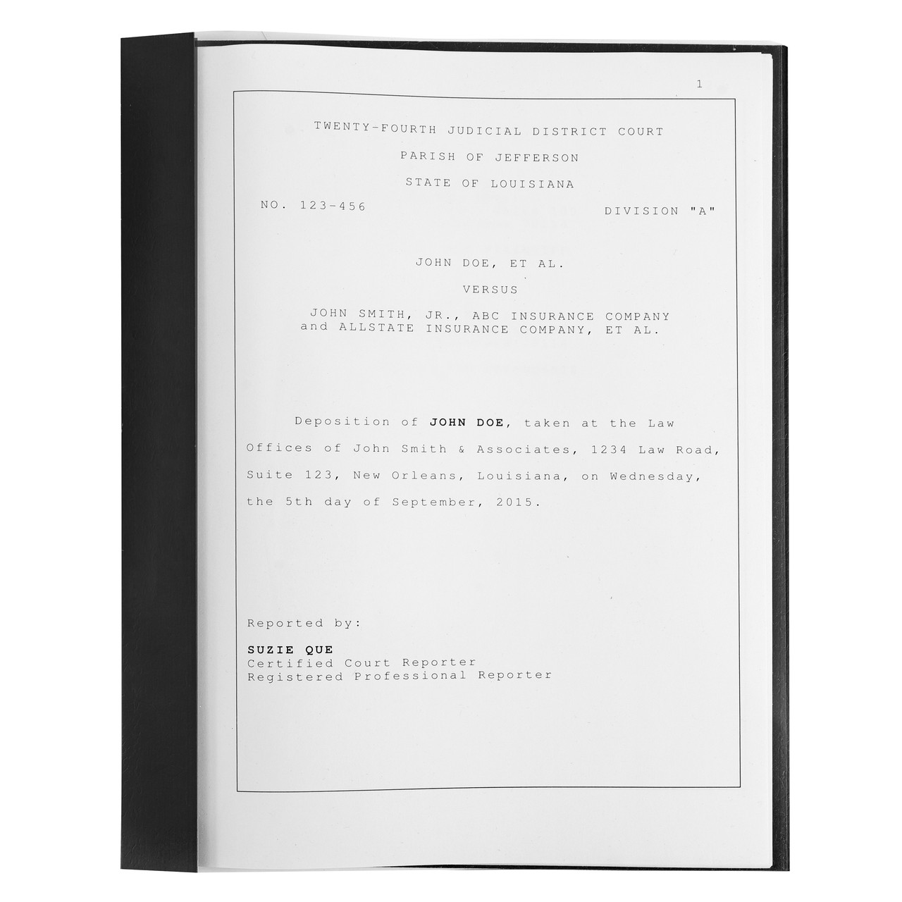 Transcript Covers - ExhibitIndexes.com