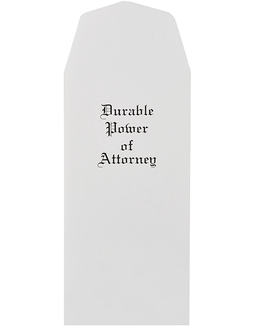 Durable Power of Attorney Envelopes - ExhibitIndexes.com