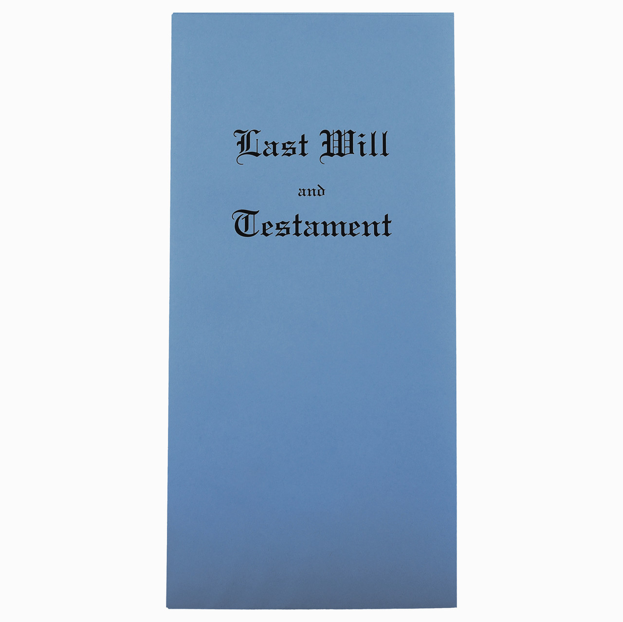 Blue Last Will & Testament Envelopes - ExhibitIndexes.com