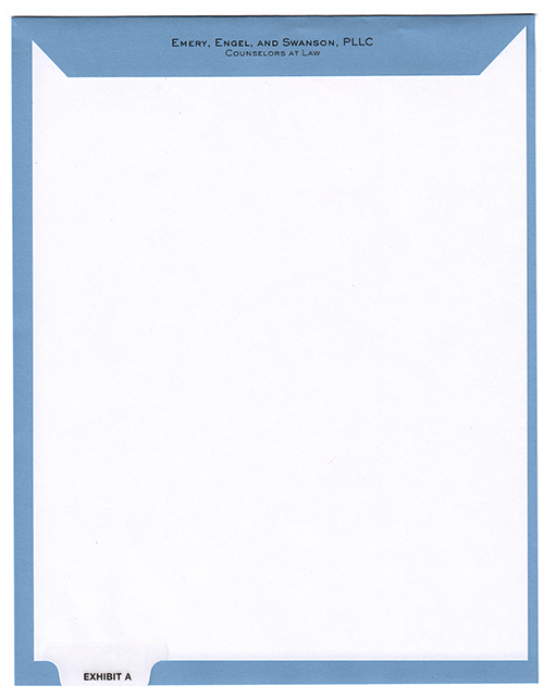 Personalized Top Bound Covers (Blue Backs) Priced per 50 ...
