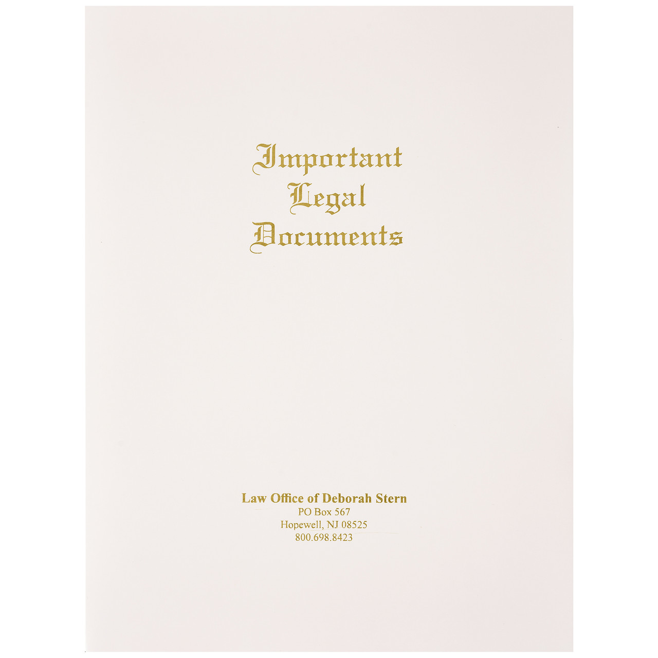 Legal Documents | Personalized Folders | ExhibitIndexes.com