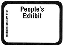 People's Exhibit Labels #491 - ExhibitIndexes.com
