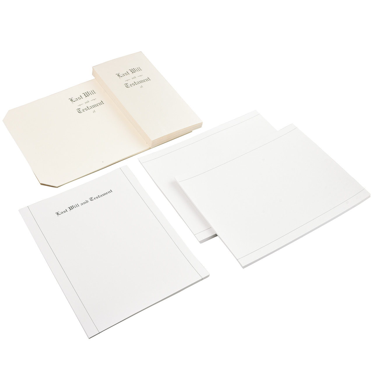 Will Kit, Covers, Envelopes, Page 1 and Continuation - ExhibitIndexes.com