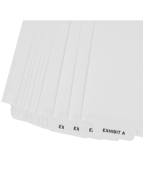 Custom Exhibit Labels - ExhibitIndexes.com
