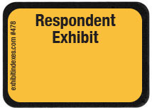 Petitioner's Exhibit Labels #479 - ExhibitIndexes.com