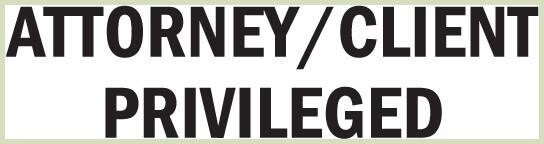 Attorney-Client Privileged Stamp - ExhibitIndexes.com