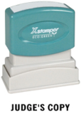 Judge's Copy Stamp - ExhibitIndexes.com