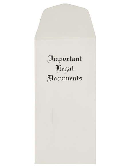 Important Legal Documents Envelopes - ExhibitIndexes.com