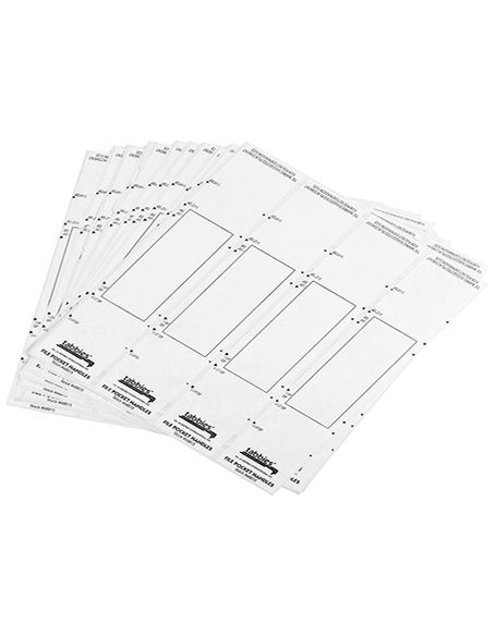 White File Pocket Handles - ExhibitIndexes.com