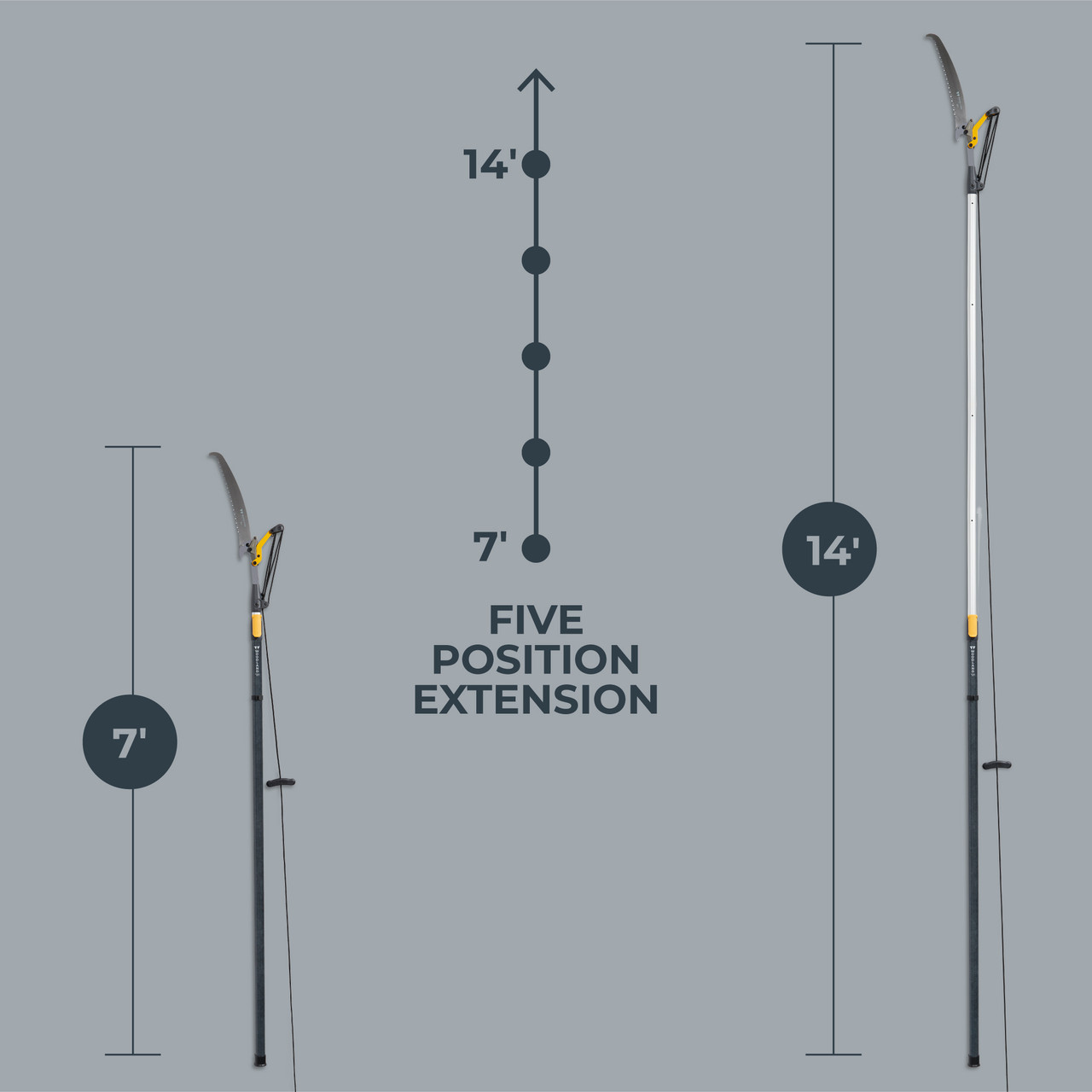 14' Heavy Duty Tree Pruner | Woodland Tools
