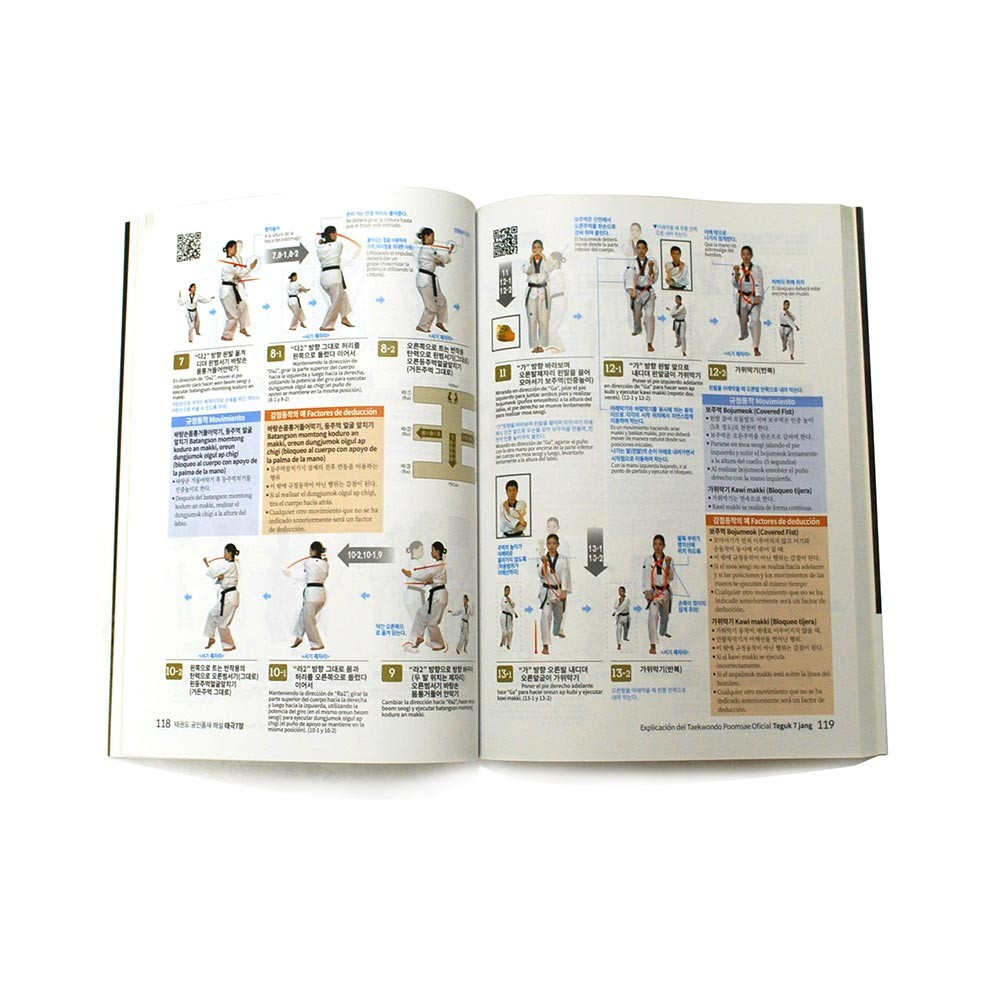 "SPANISH EDITION" THE EXPLANATION OF OFFICIAL TKD POOMSAE II BOOK