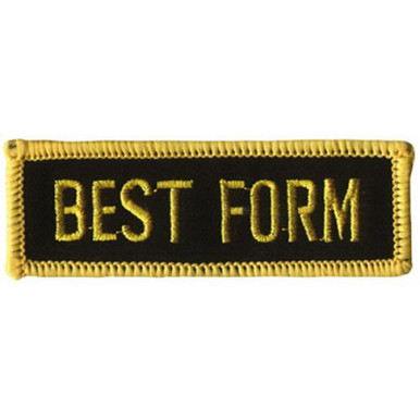 "BEST FORM" PATCH
