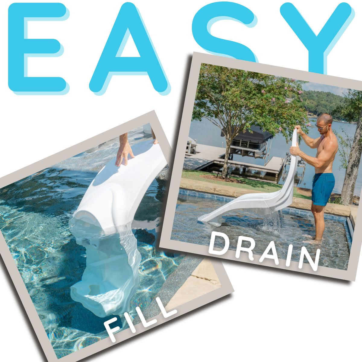 Laylo In-Pool Lounger Chair by Tenjam for Ledge Pools