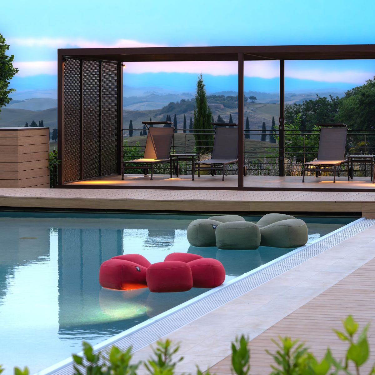 Flower | LARGE Luxury Fabric covered Pool Float OGO