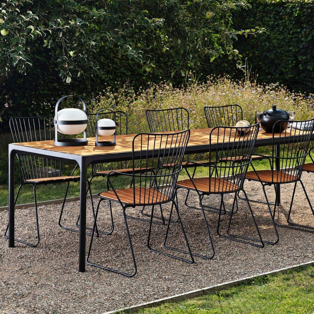 The Four | Outdoor Dining Table | Eco Friendly Bamboo Tops