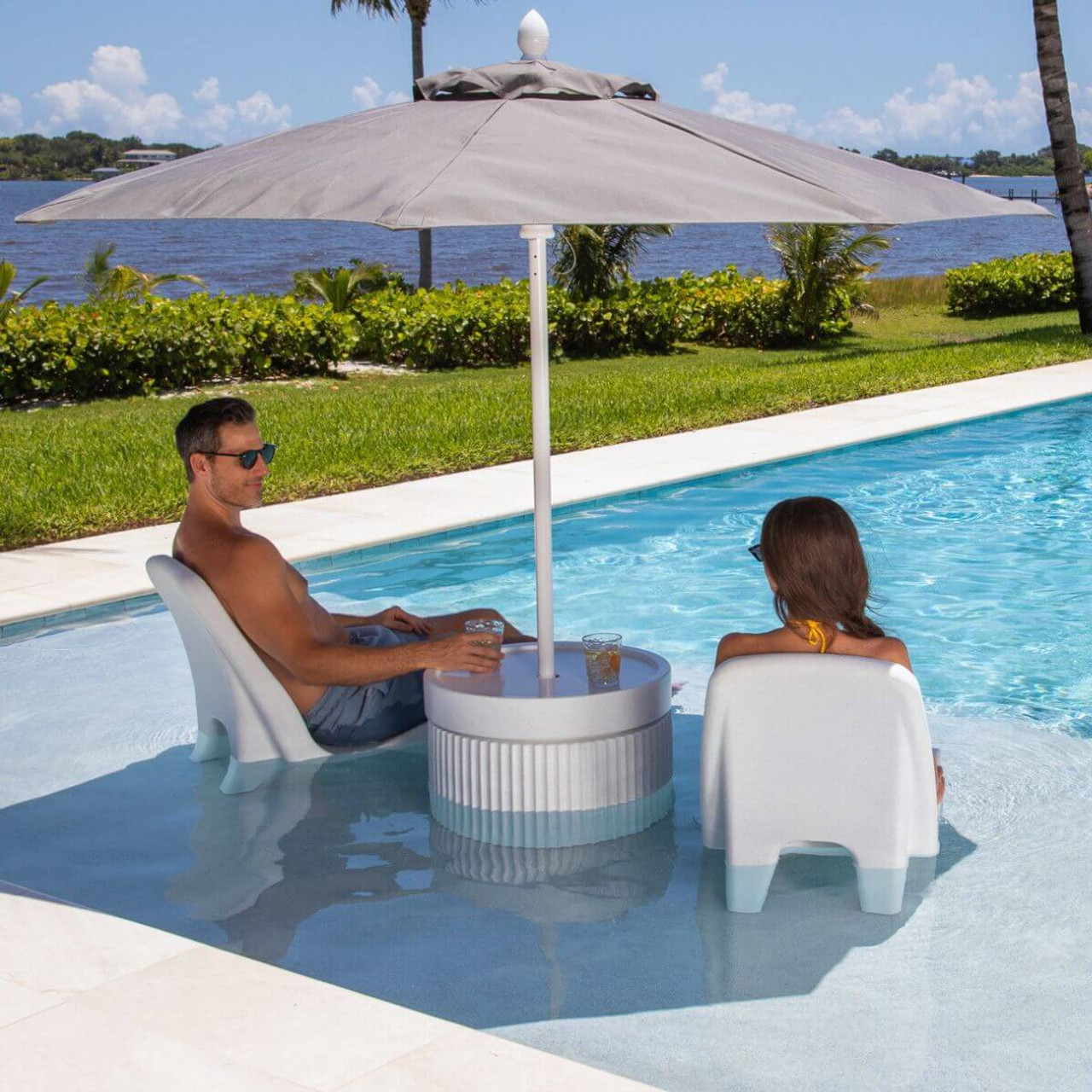 Buy Tenjam Freelo Splash Chair In Pool Lounger