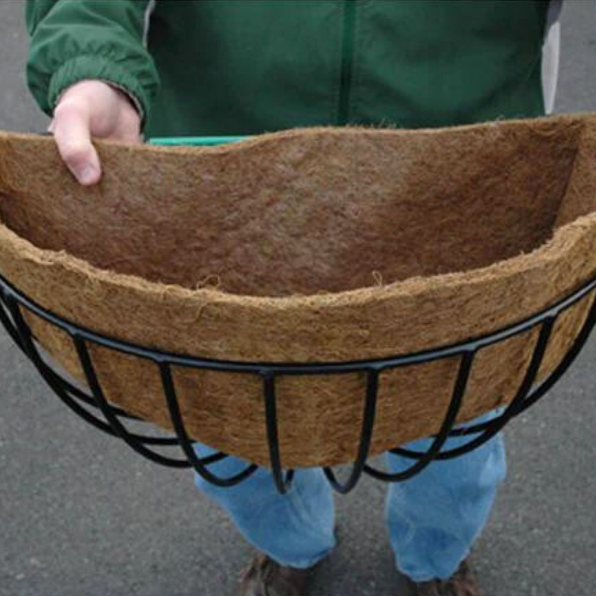 Staghorn & Succulents Mixed Hayrack Planter | UV Resistant