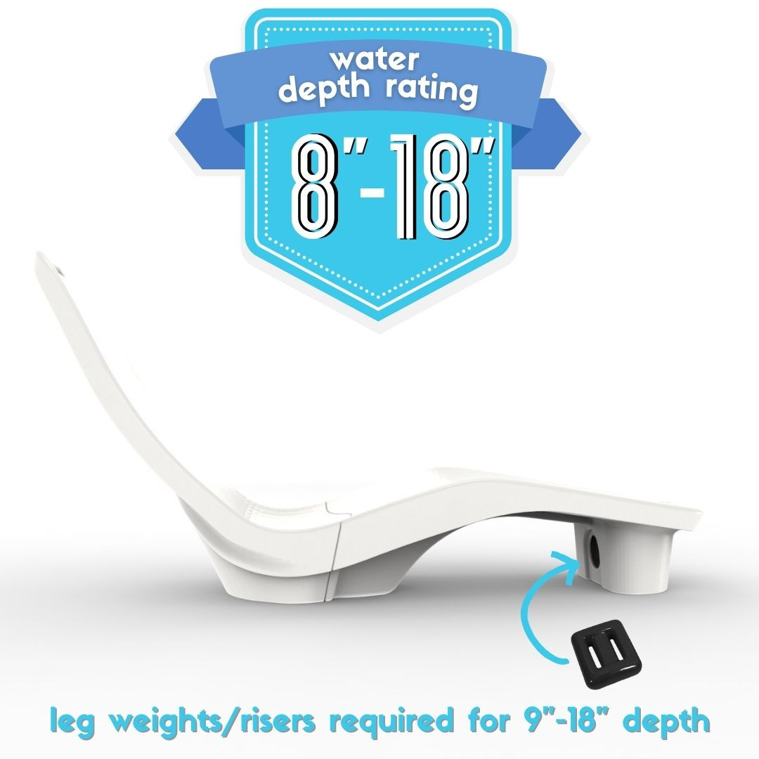 Laylo In-Pool Lounger Chair by Tenjam for Ledge Pools