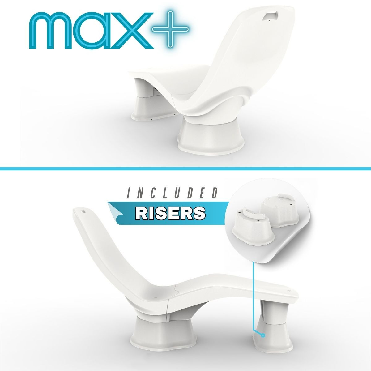 Tenjam Laylo Lounger Max+ | Deep In Pool Seating