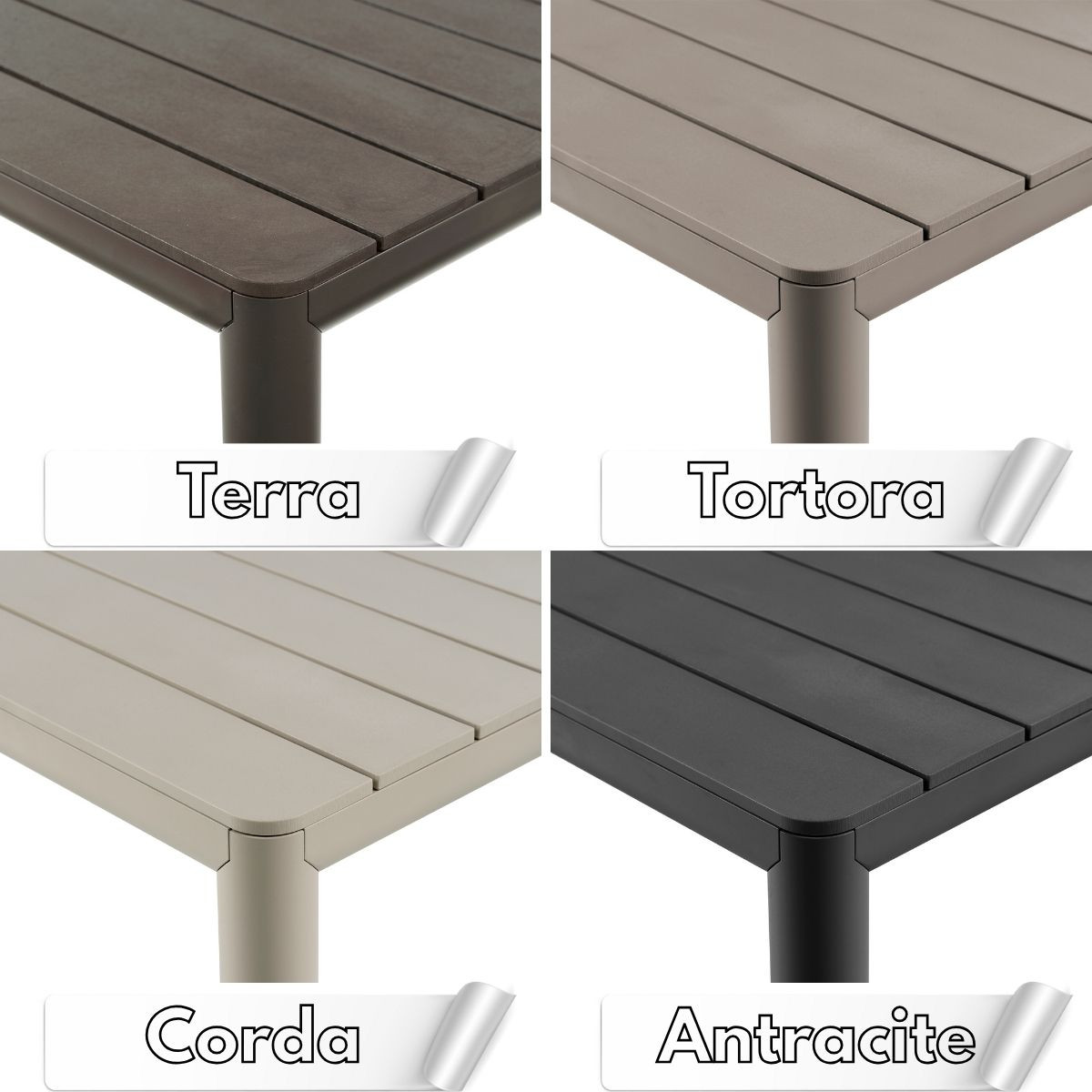 Outdoor Dining Set | Italian Tevere Table & Tiberina Chairs