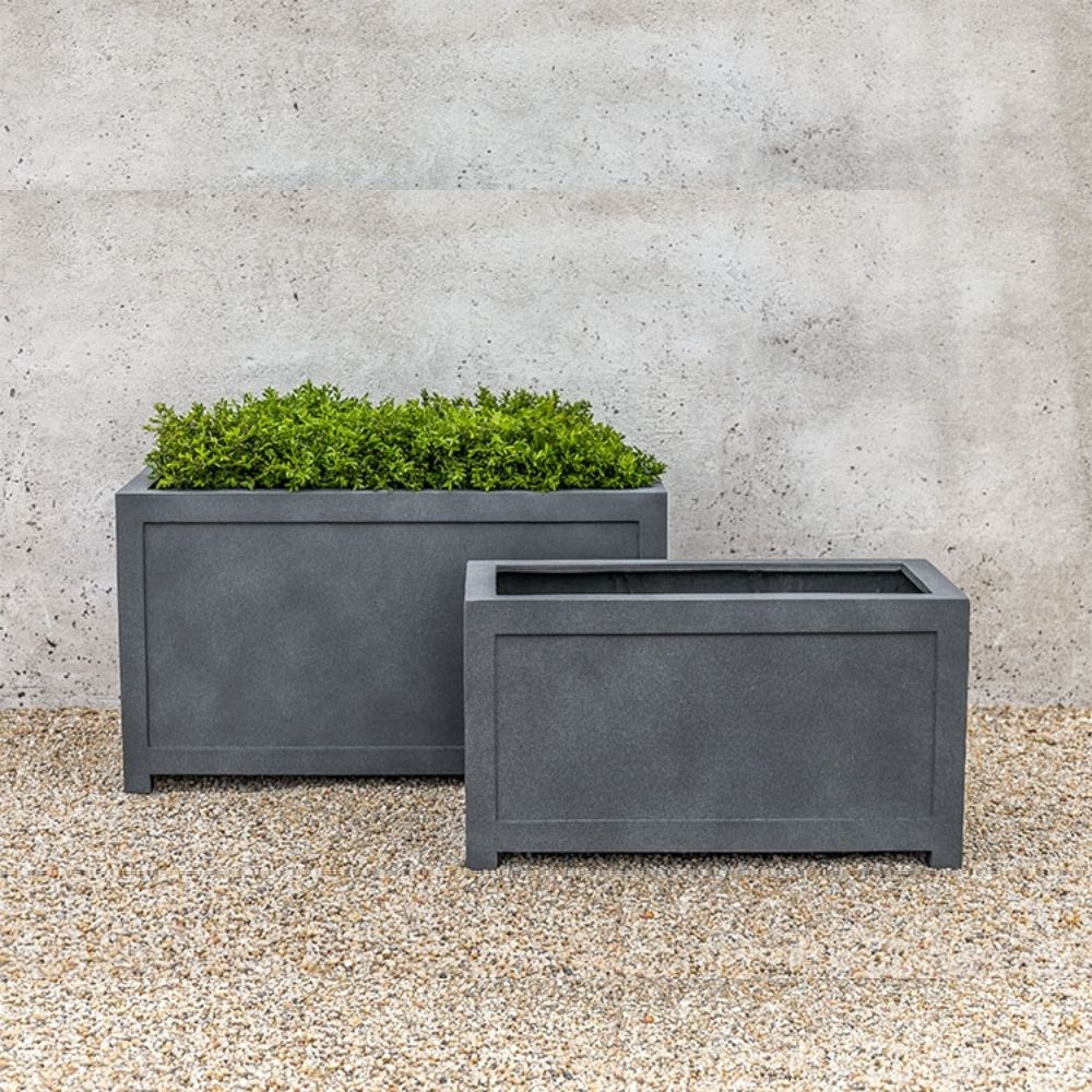 Oxford Rectangular Trough Planter - Fiberglass LITE