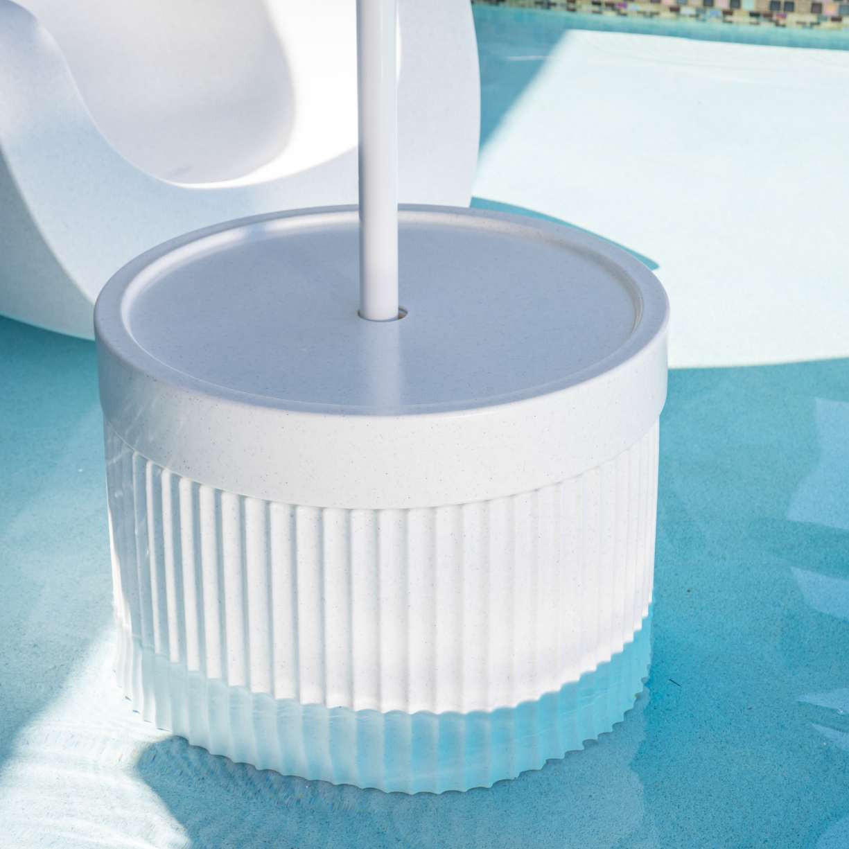 Tenjam Ripple Wide In-Pool Side Table for Tanning Ledges
