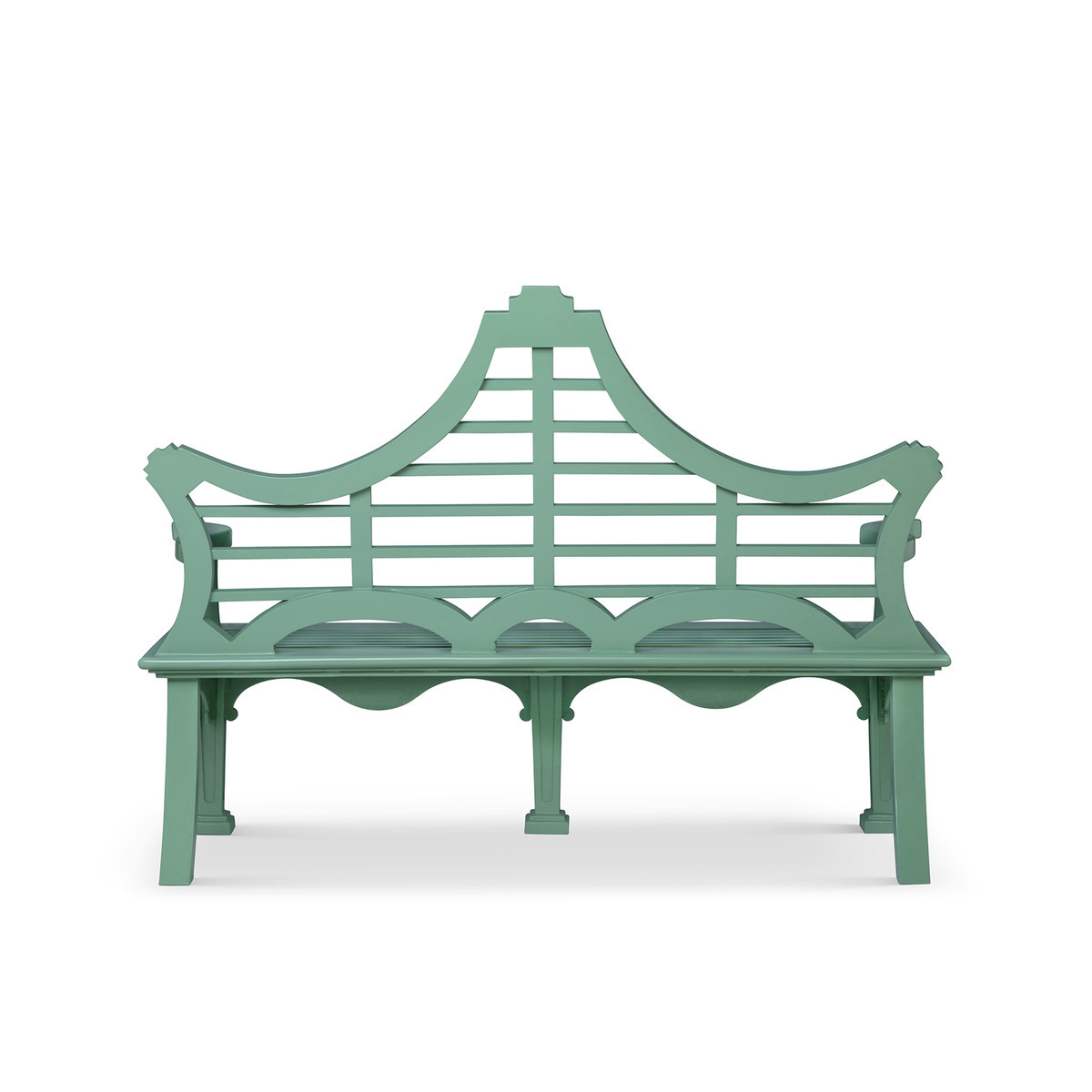 Newport Green Luxury Rustproof Outdoor Bench