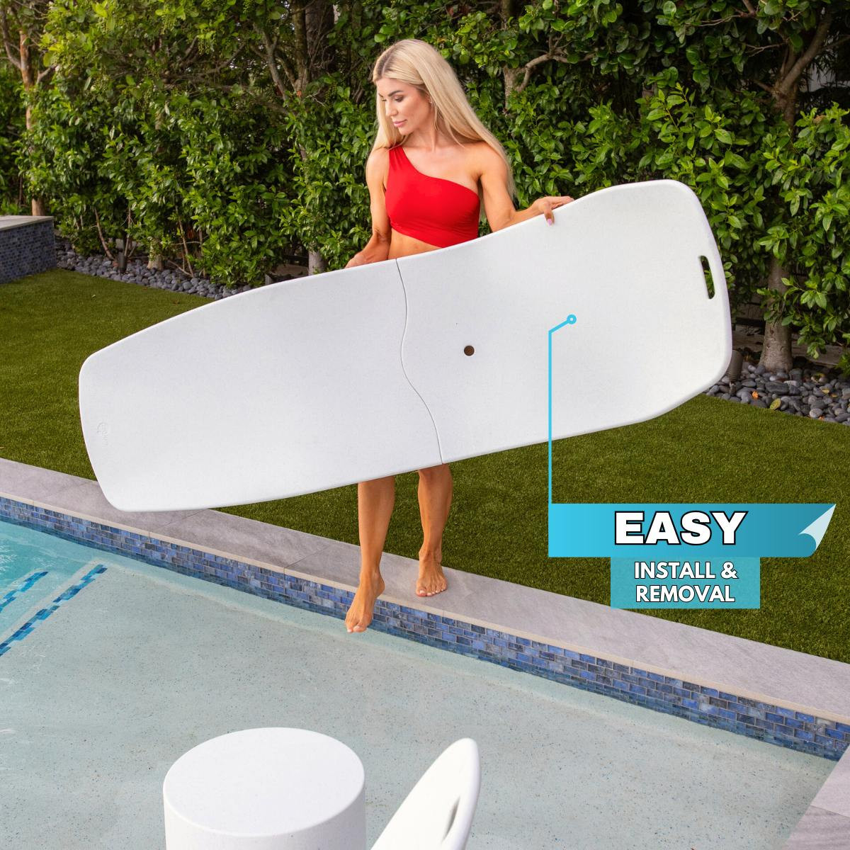 Tenjam Laylo Lounger Max+ | Deep In Pool Seating