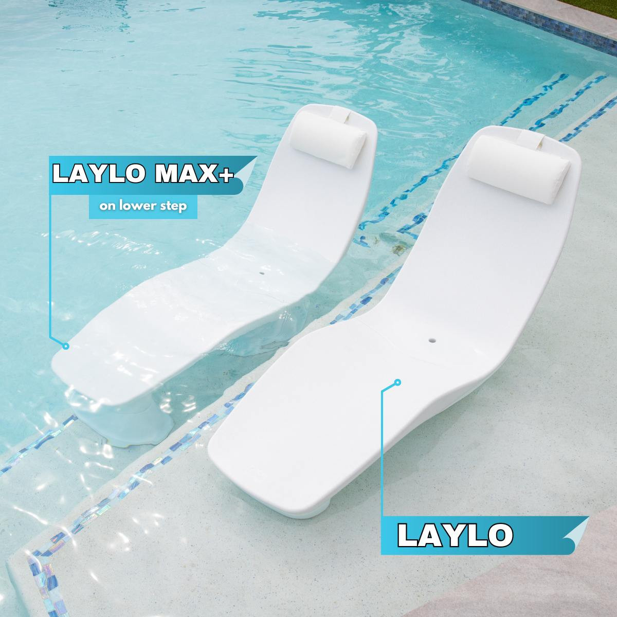 Tenjam Laylo Lounger Max+ | Deep In Pool Seating