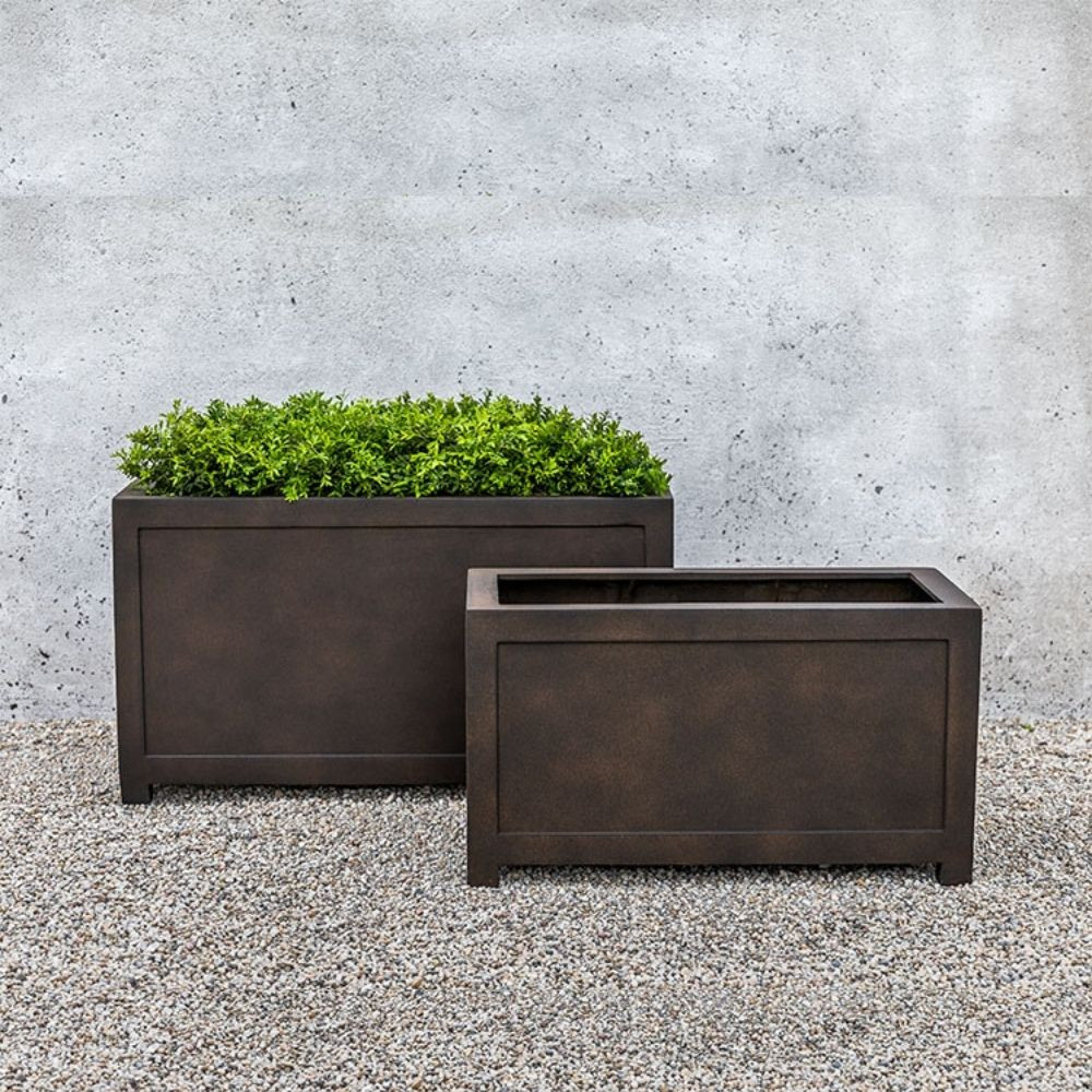 Oxford Rectangular Trough Planter - Fiberglass LITE