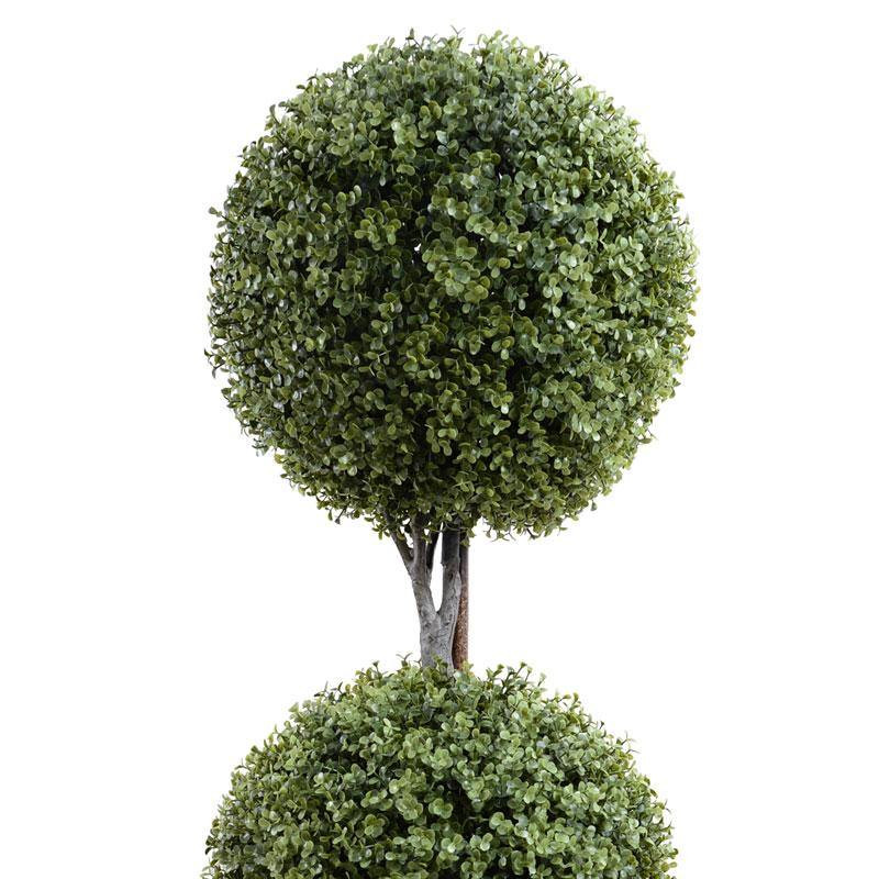 Enduraleaf Outdoor UV Rated Double Boxwood Ball Topiary