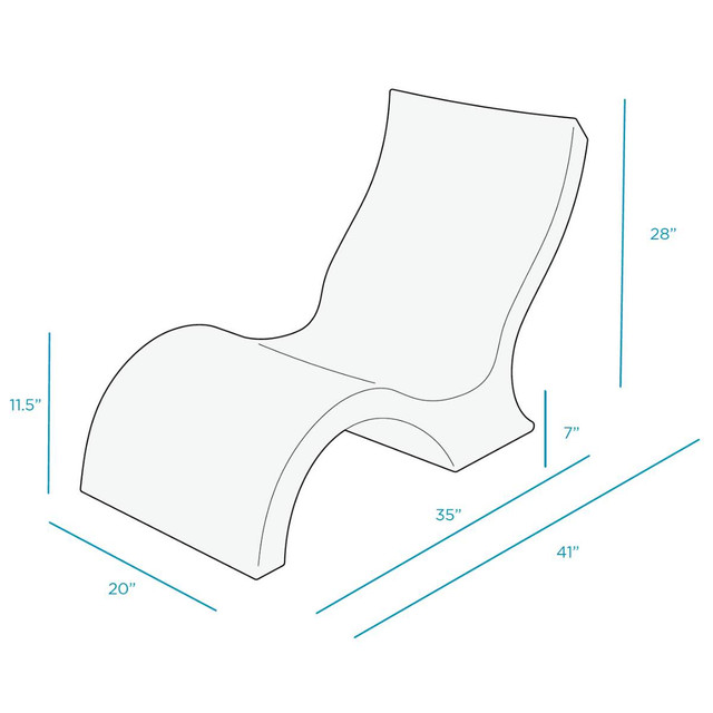 Ledge Lounger Signature Low Back Chair For Pool Baja Ledges
