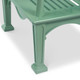 Newport Green Luxury Rustproof Outdoor Bench