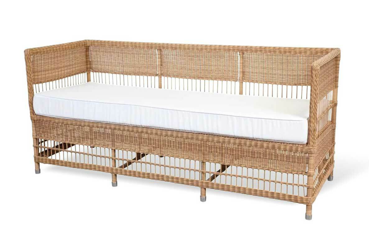 Vineyard Faux Rattan Outdoor Sofa