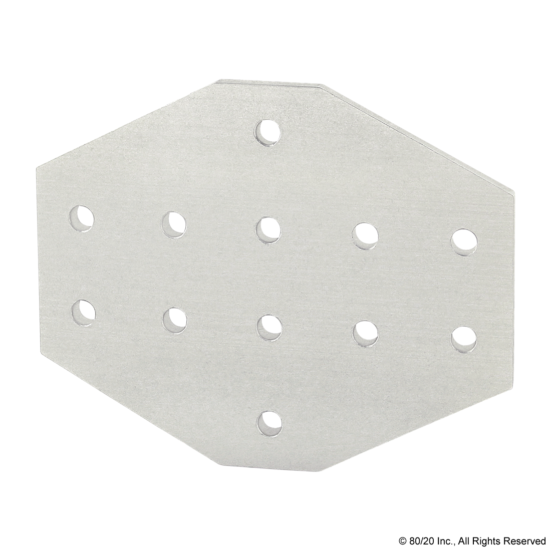 4160 | 10 Series 12 Hole - Cross Flat Plate | CPI Automation