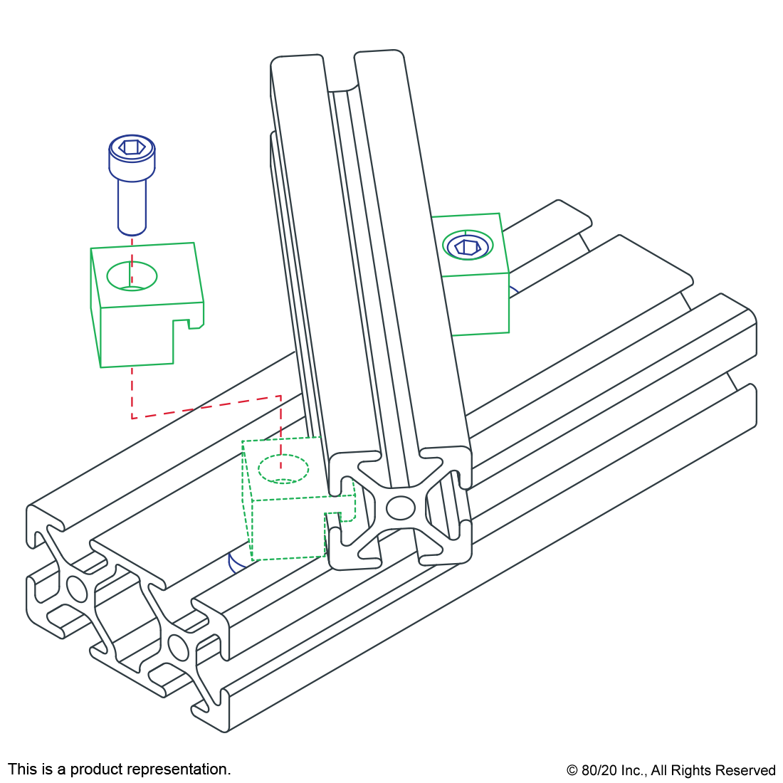 4468 | 15 Series Standard Angle Clamp Block | CPI Automation
